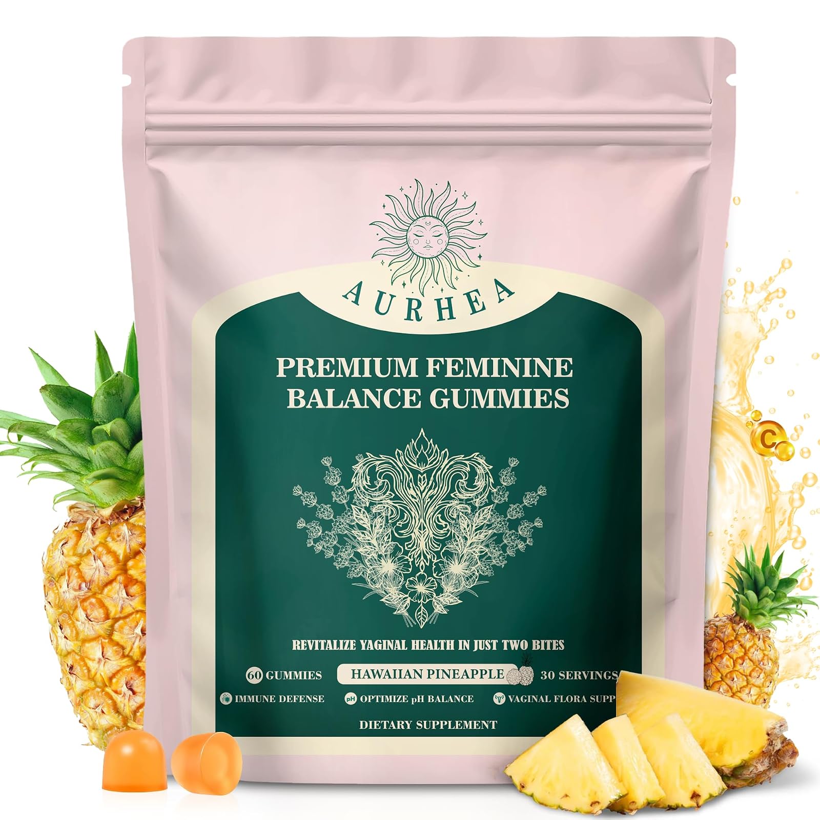 Feminine balance gummies for wellness