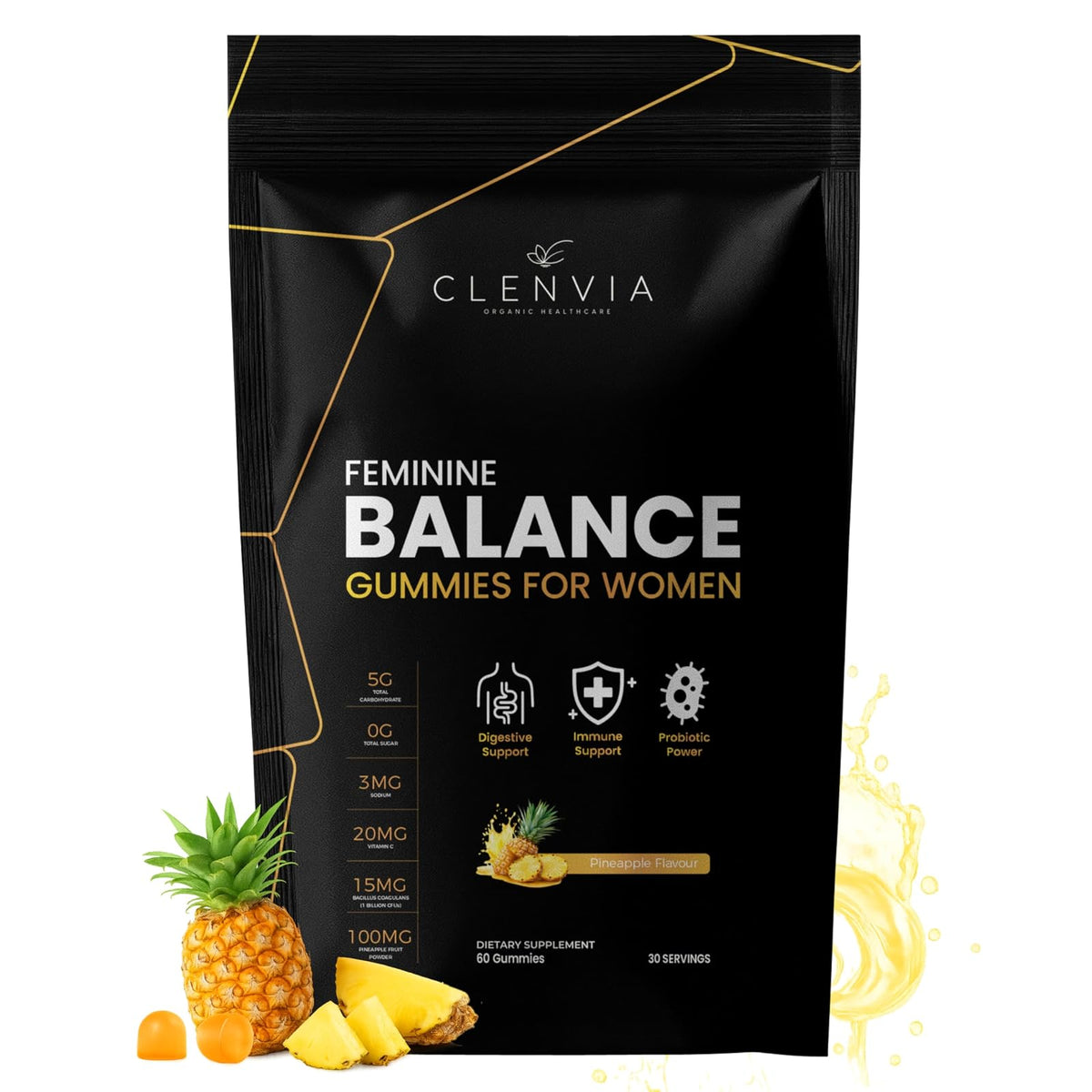 Feminine balance gummies for wellness