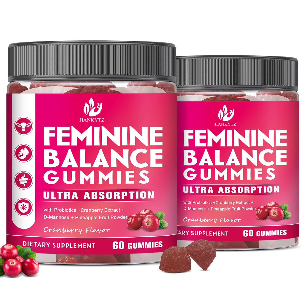 Feminine balance gummies for women