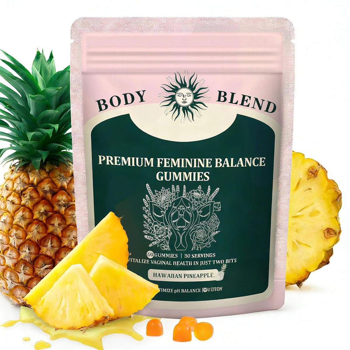 Feminine balance probiotic gummies for women