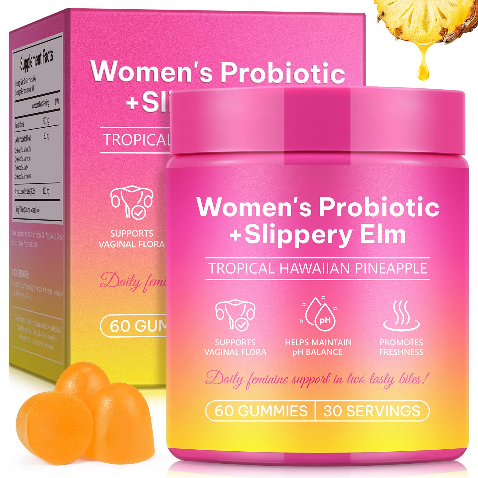 Feminine probiotic gummies for women