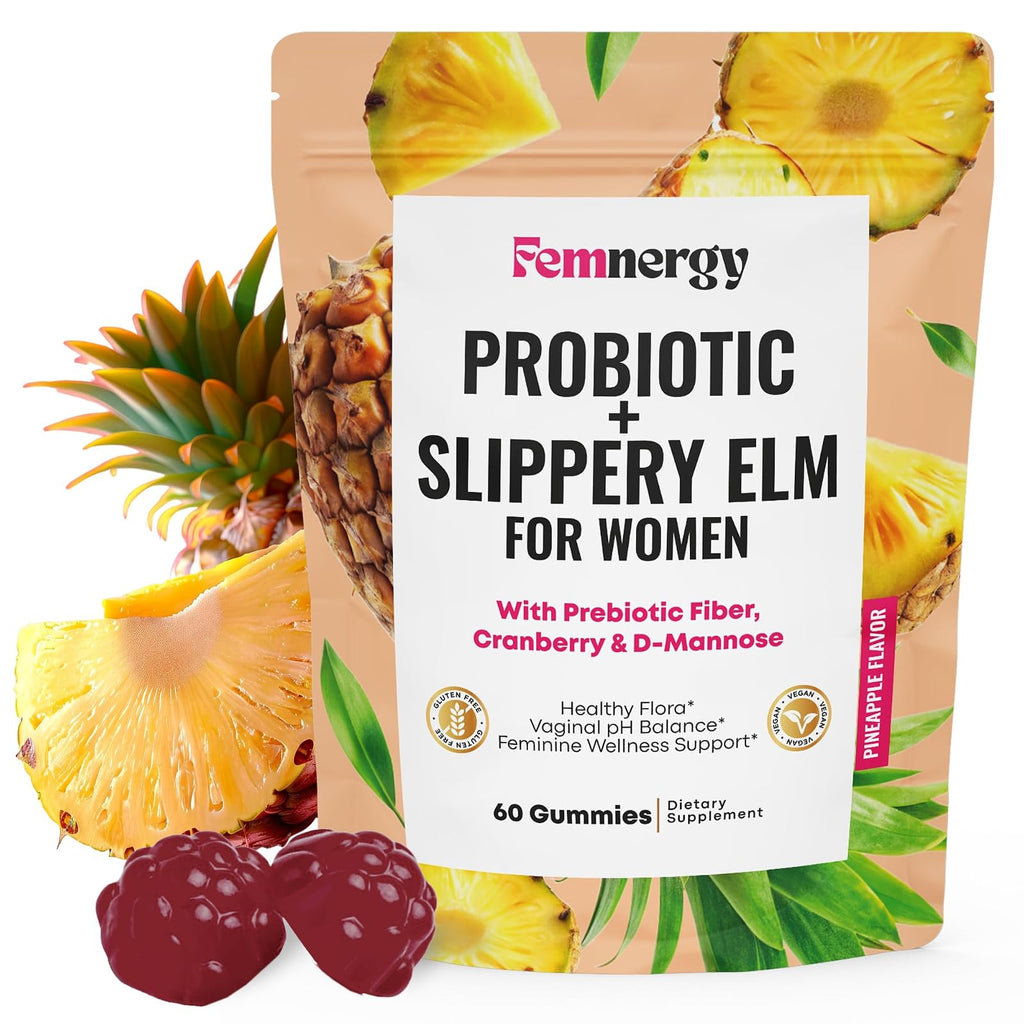 feminine probiotics slippery elm gummies