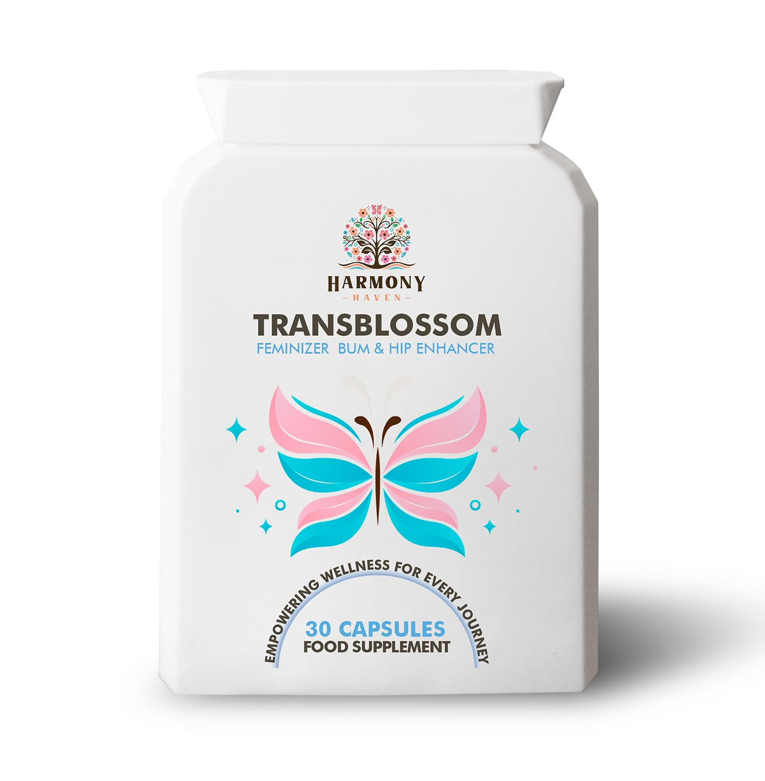 Feminizing bum and hip enhancer pills
