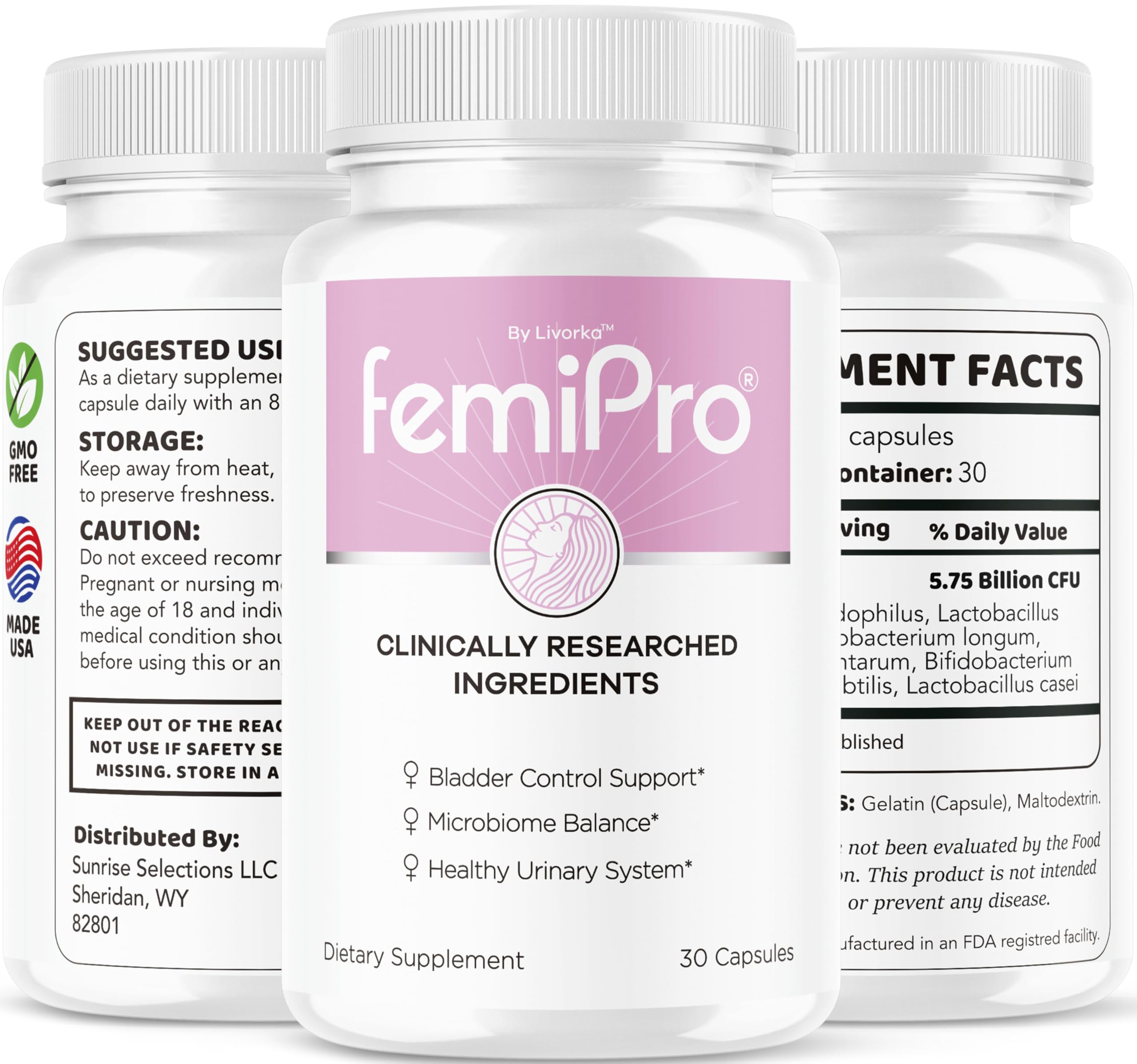 FemiPro for improved urinary comfort