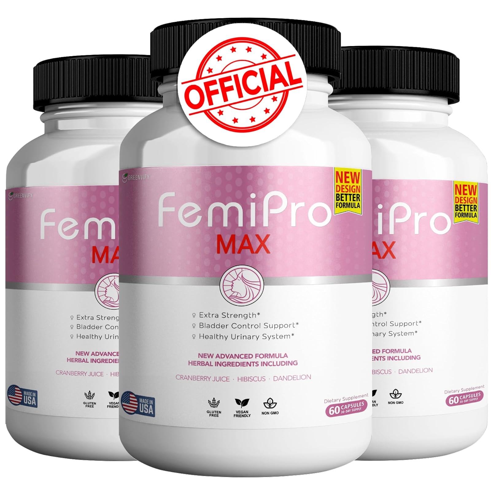 FemiPro MAX urinary health capsules