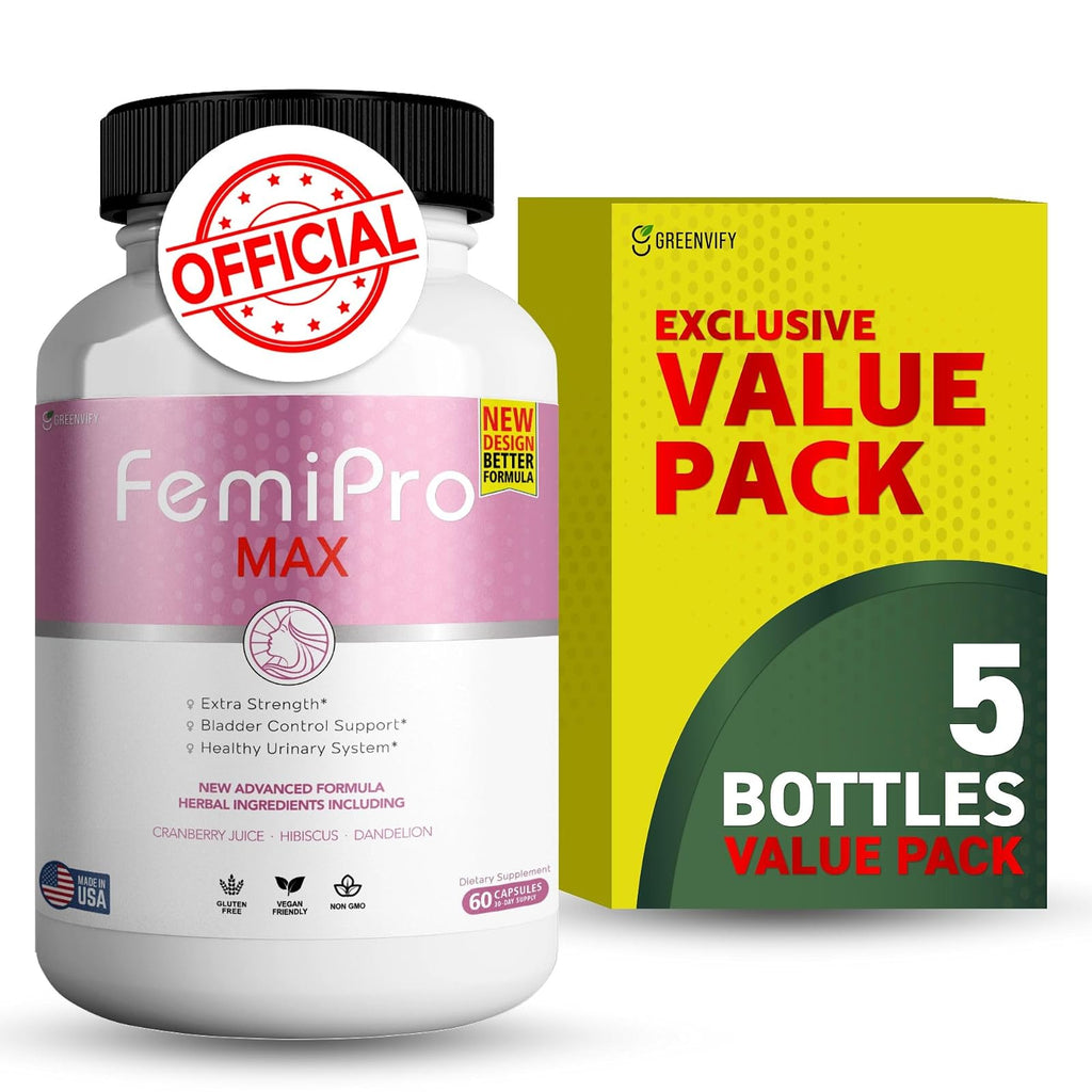 FemiPro MAX urinary support capsules