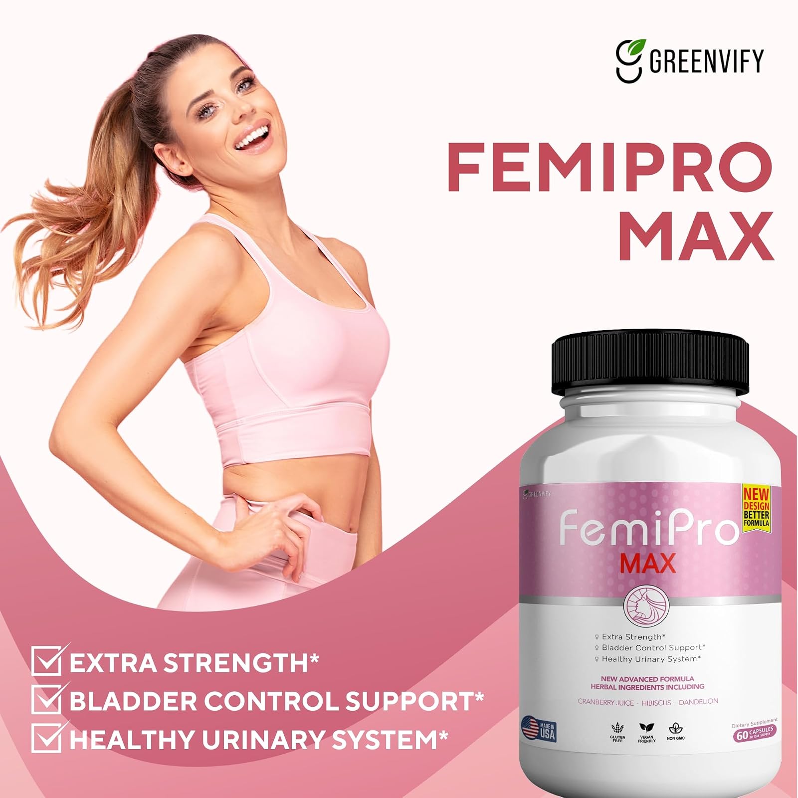 FemiPro urinary support for women