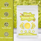 Fennel tea bags for refreshing herbal brew
