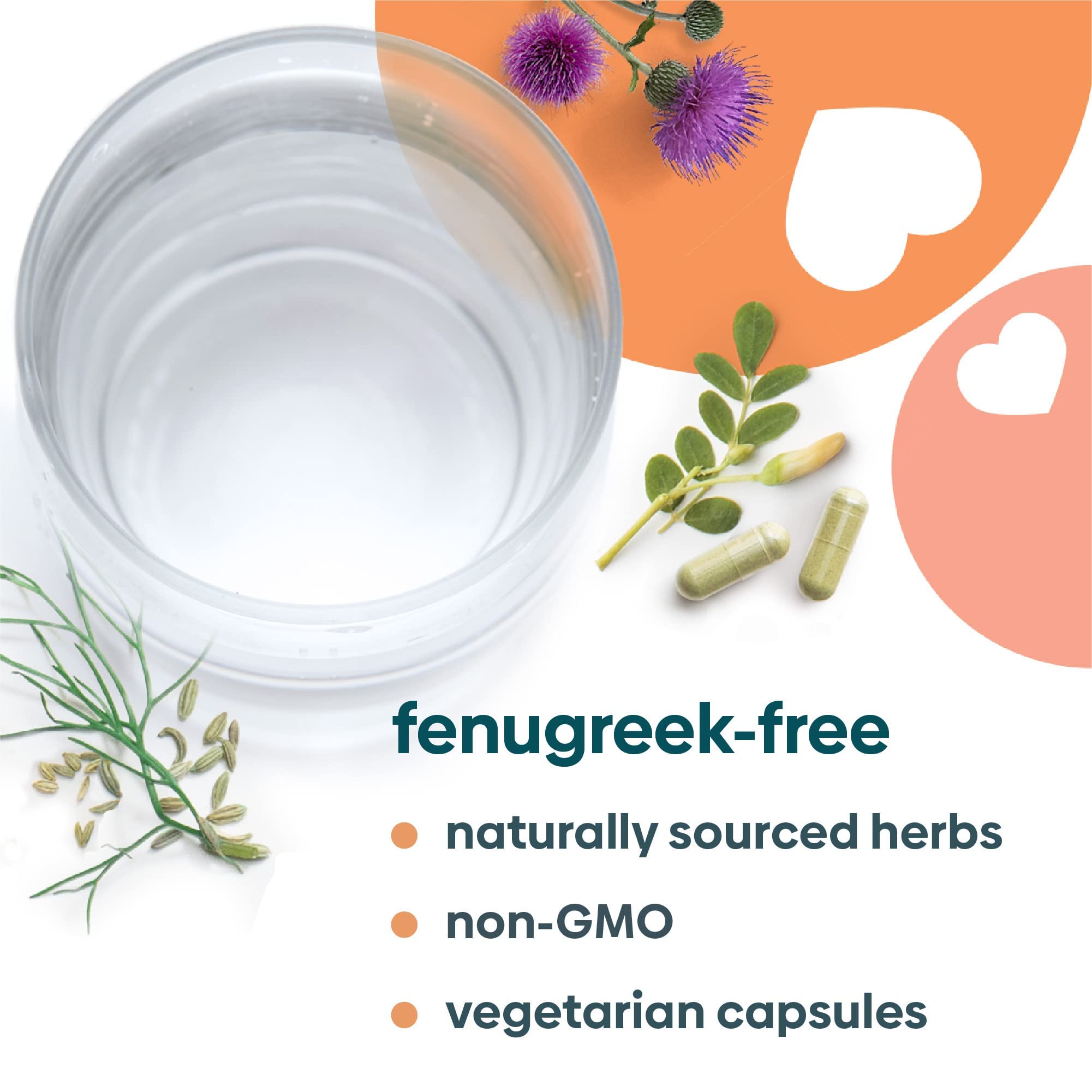 fenugreek-free milk thistle capsules
