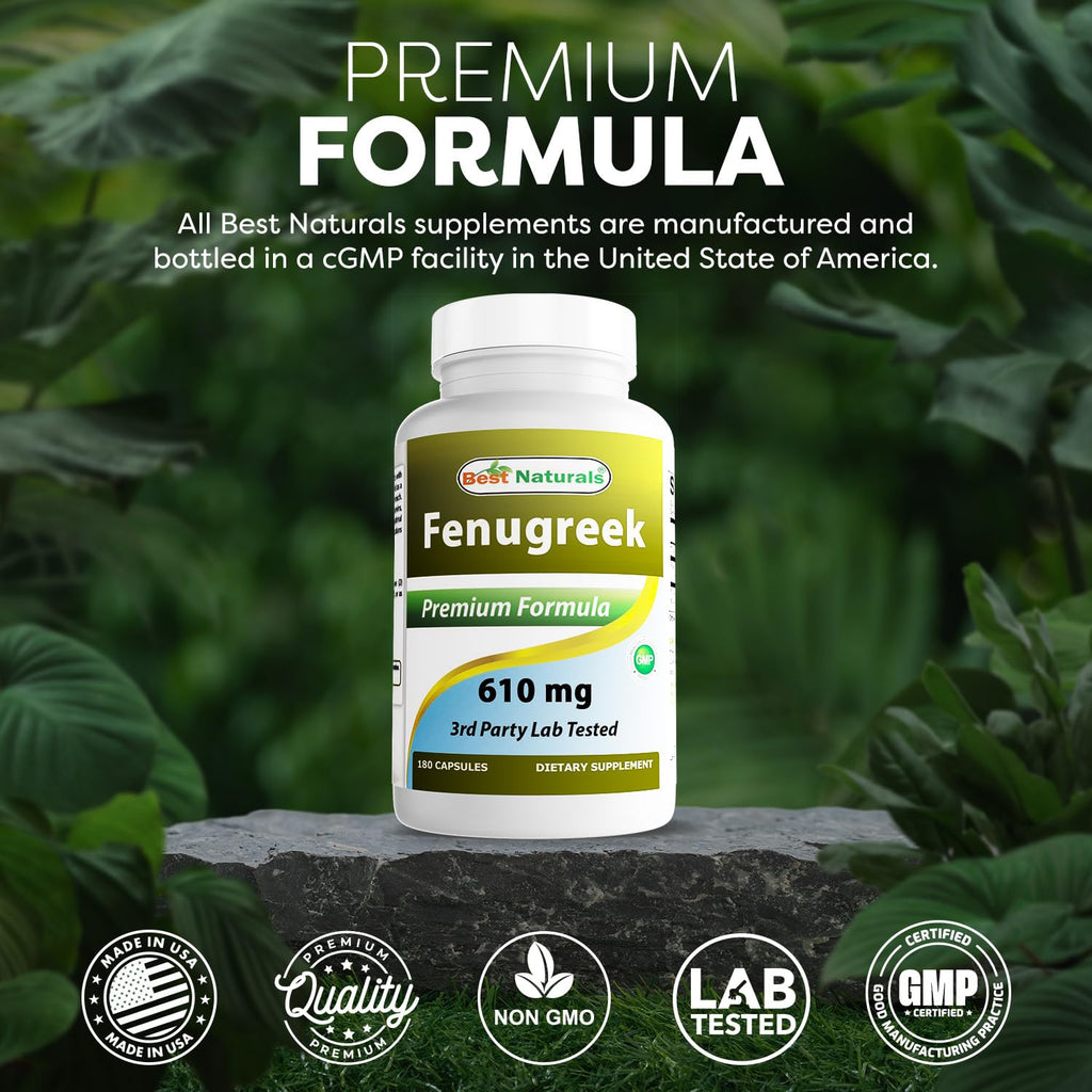 Fenugreek seed capsules for digestive health