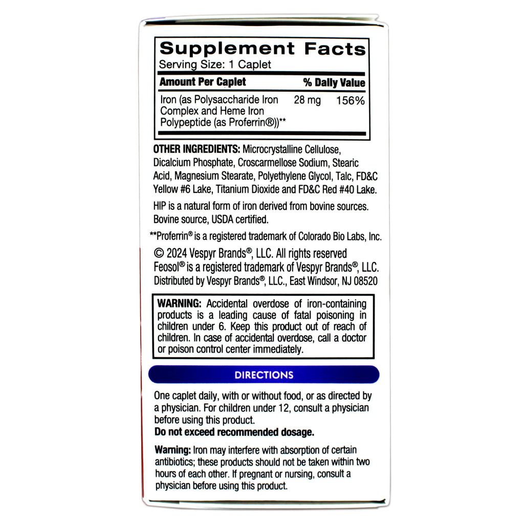 Feosol Bifera Hip vitamins pack