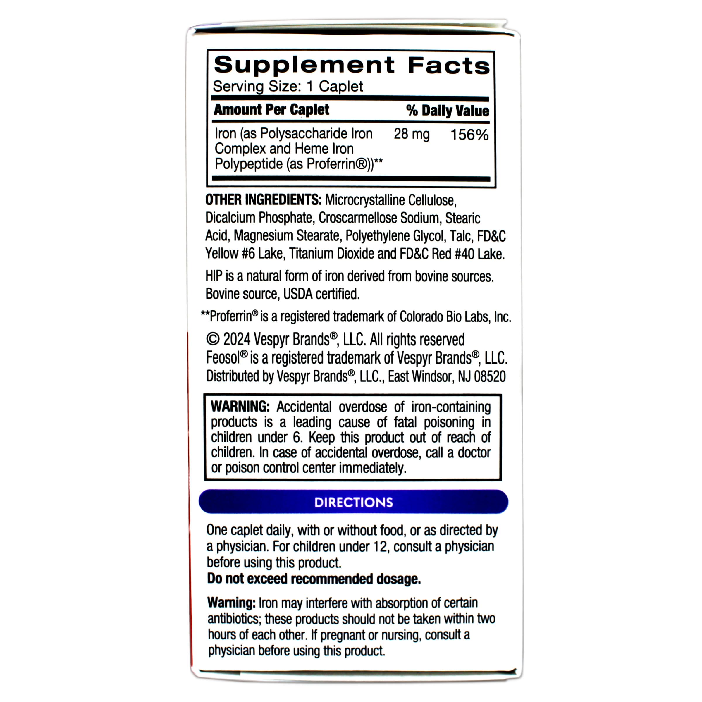 Feosol Bifera Hip vitamins pack