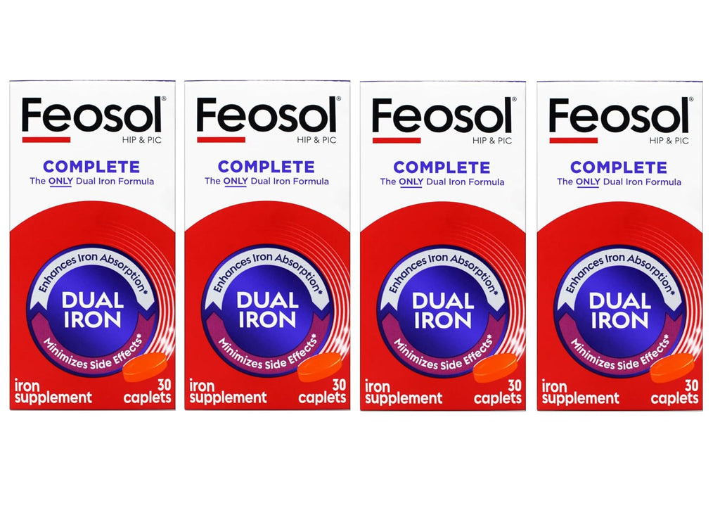 Feosol iron caplets for energy