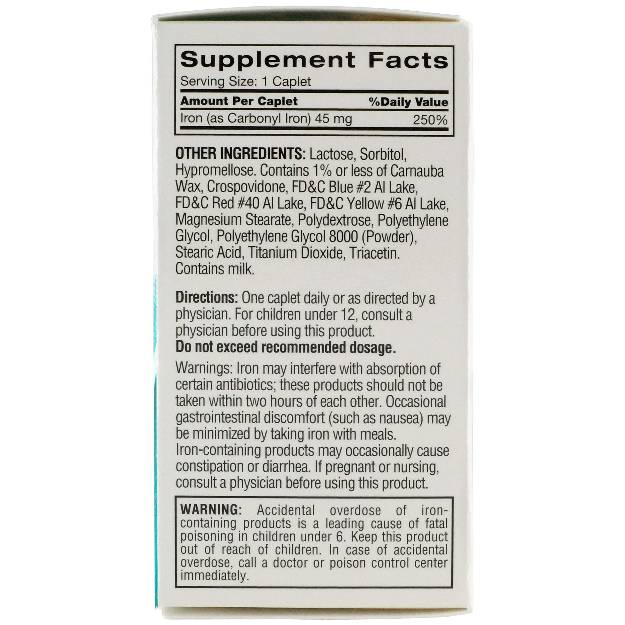 Feosol iron for optimal nutrition