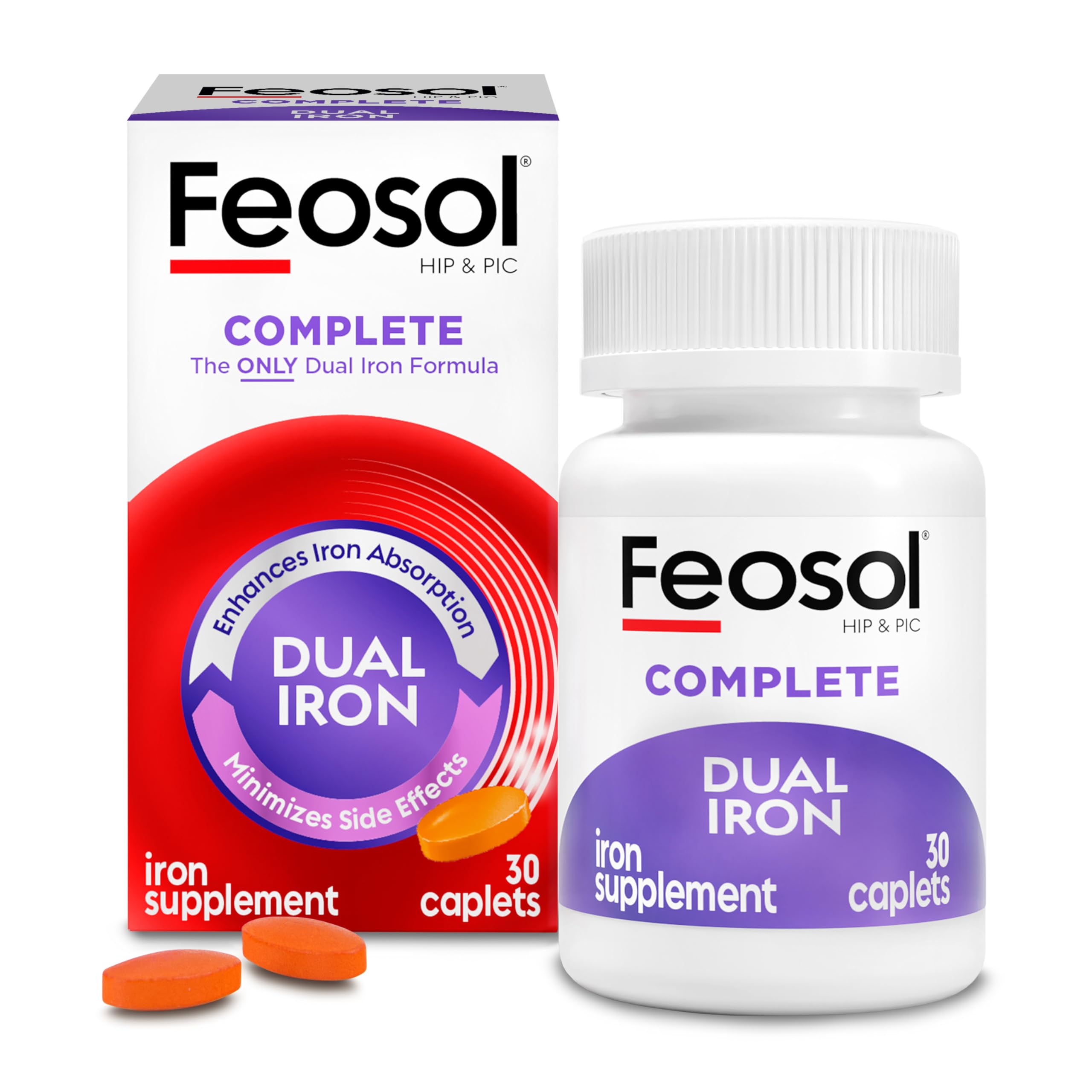 Feosol iron supplement for energy