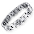 Feraco magnetic therapy bracelet silver