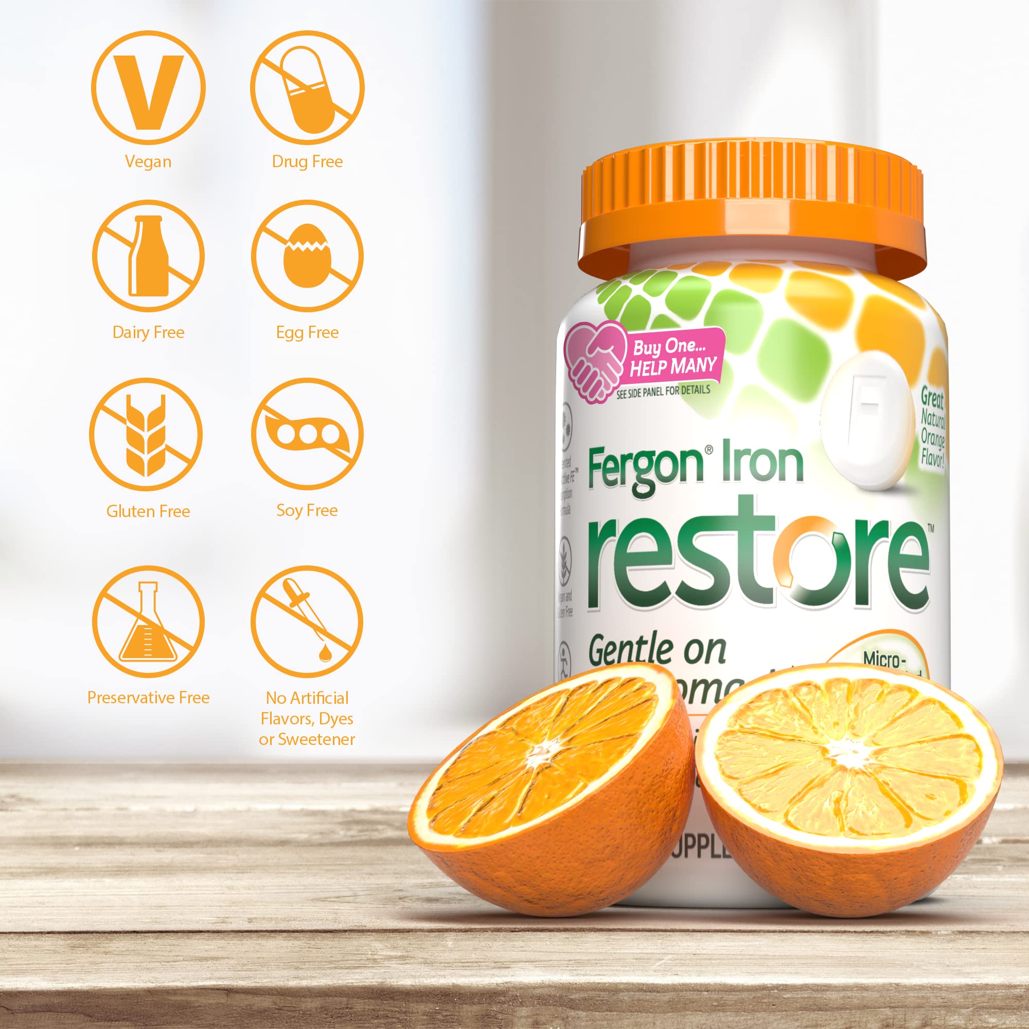 Fergon iron for energy boost