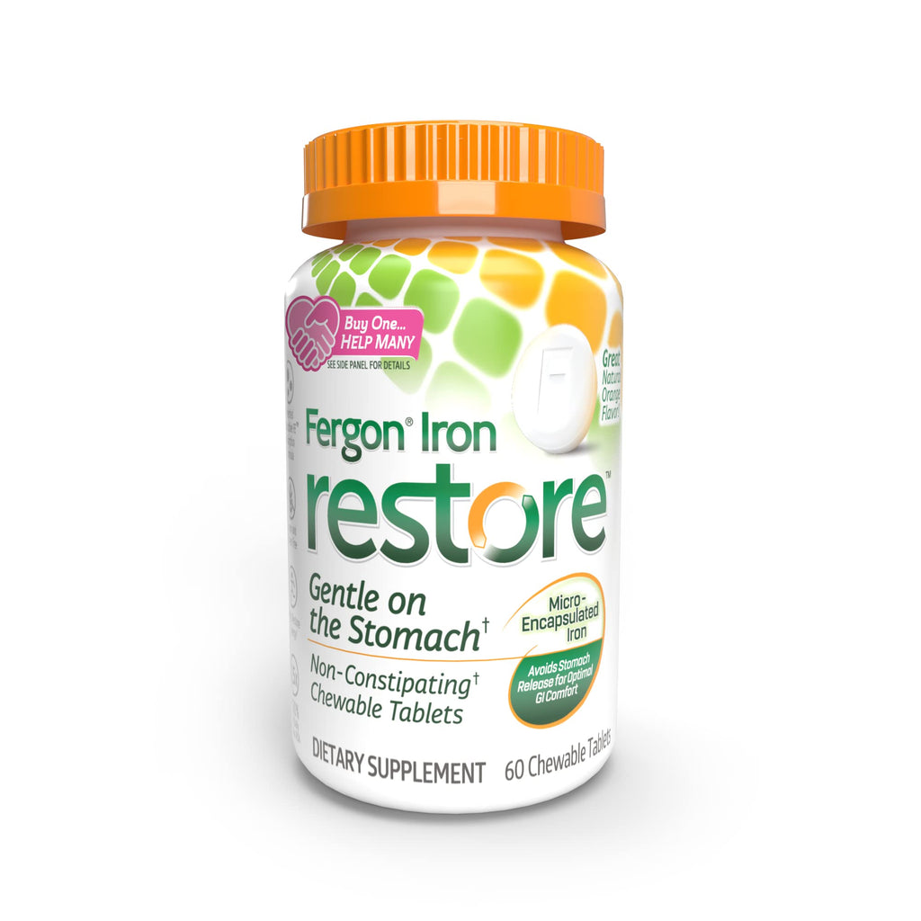 Fergon iron restore chewable tablets
