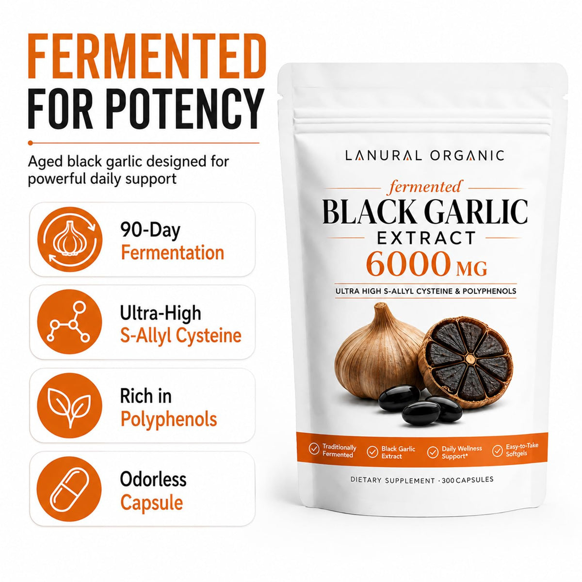 fermented black garlic antioxidant properties