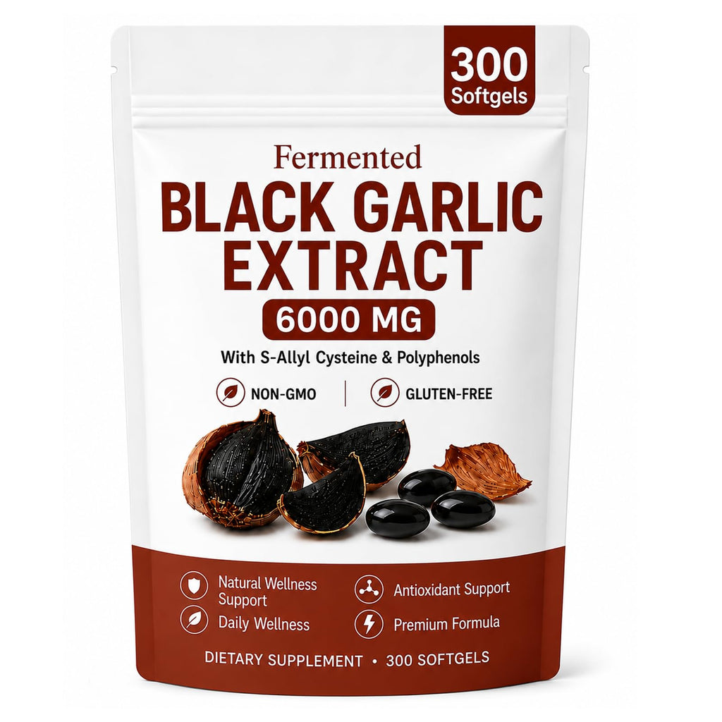 Fermented black garlic extract capsules