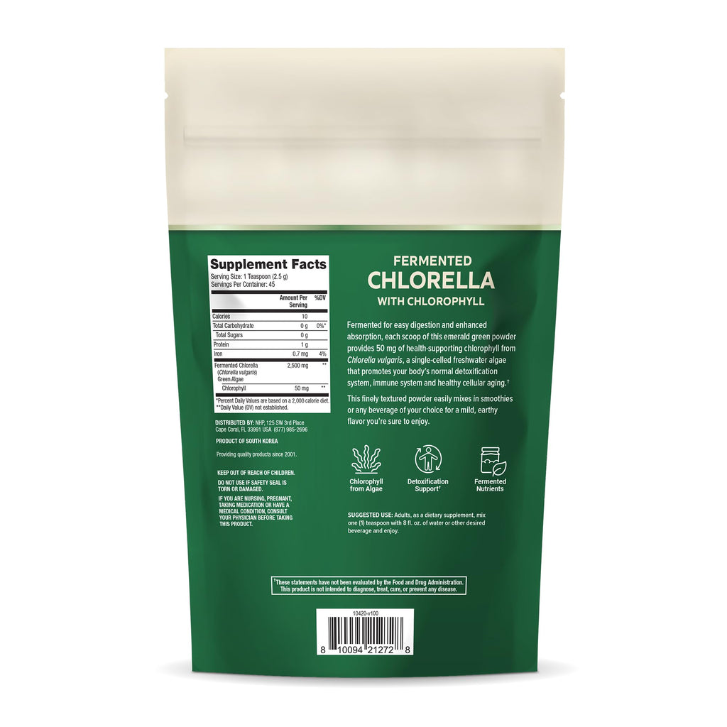 fermented chlorella benefits for health