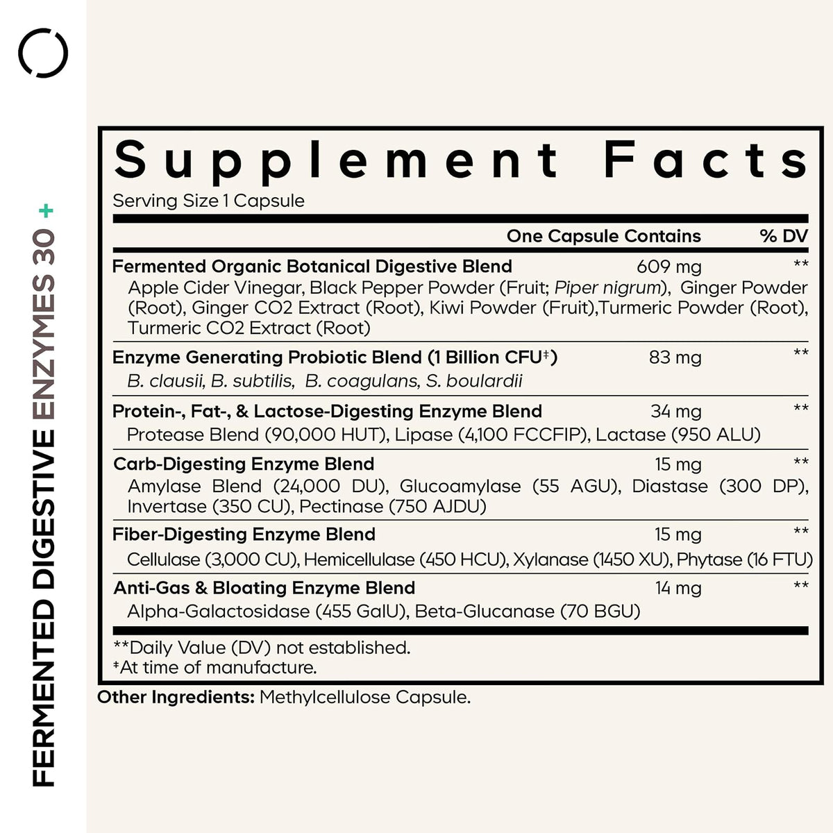 Fermented digestive enzymes for better digestion