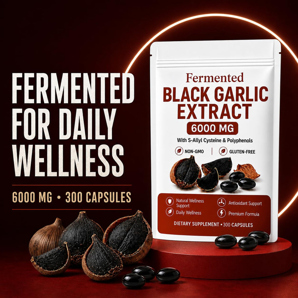 Fermented garlic for digestive health