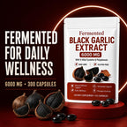 Fermented garlic for digestive health