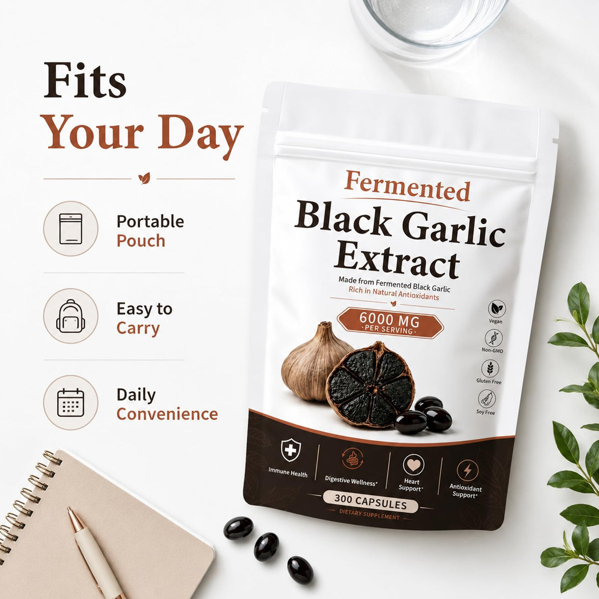 fermented garlic for heart health
