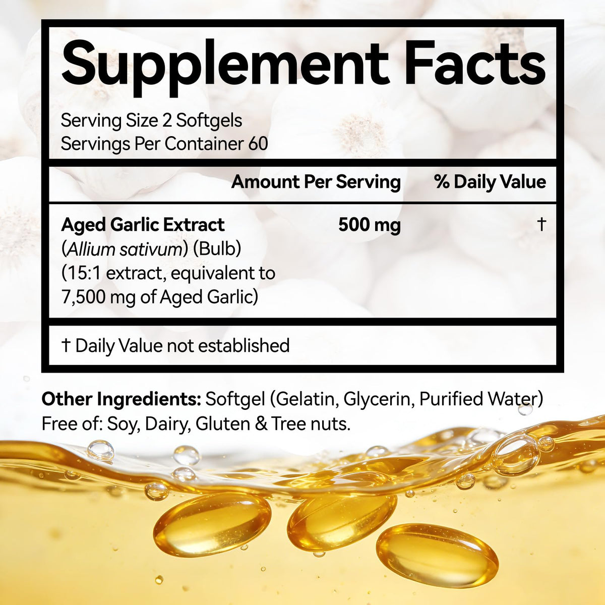 fermented garlic supplement for immunity