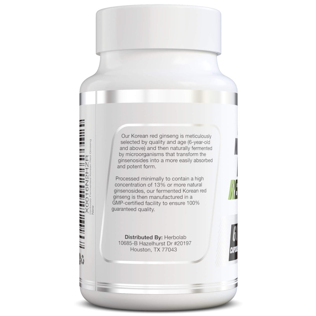fermented ginseng for vitality boost