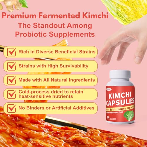 fermented kimchi supplement benefits