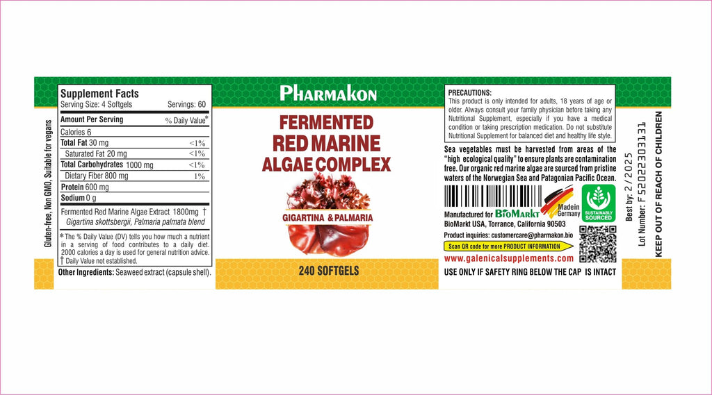 fermented red marine algae benefits