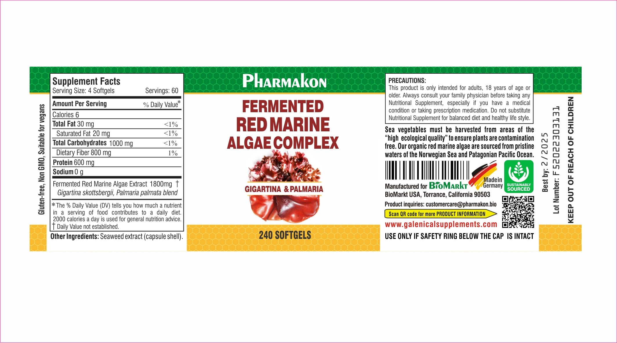 fermented red marine algae benefits