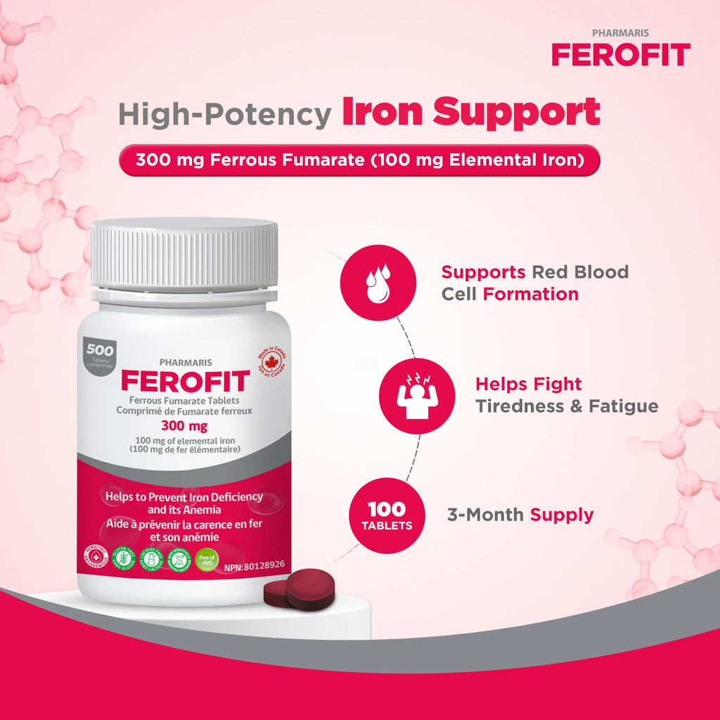 Ferofit iron bisglycinate 300 mg