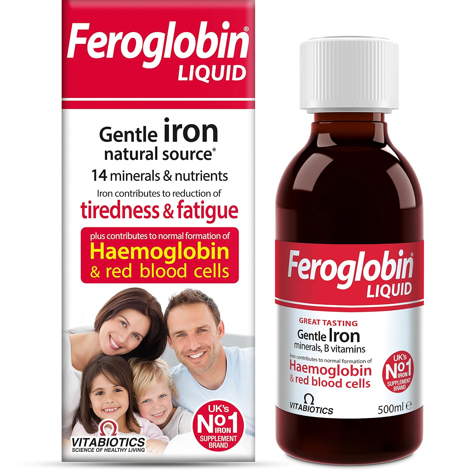 Feroglobin liquid iron supplement for women