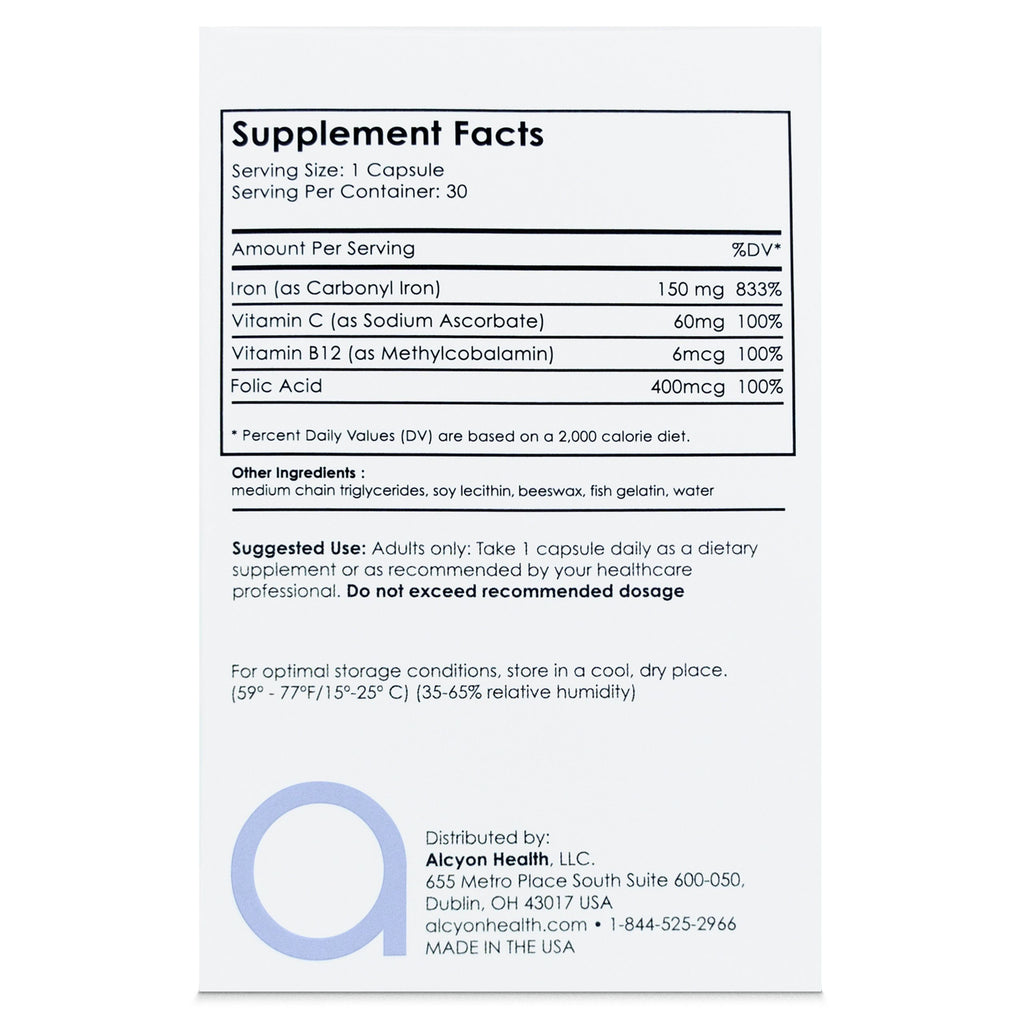 Ferravitae supplements for immune health