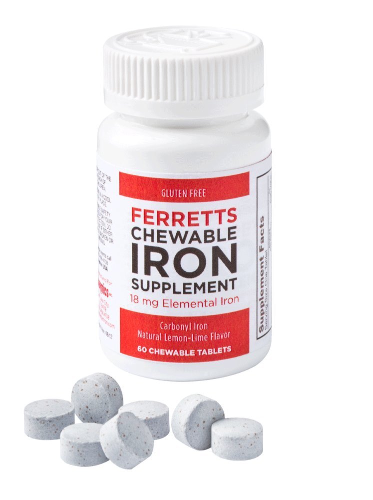 Ferretts chewable iron for women