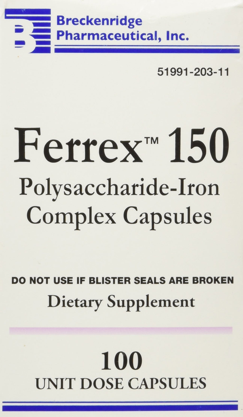 FERREX iron supplement for energy