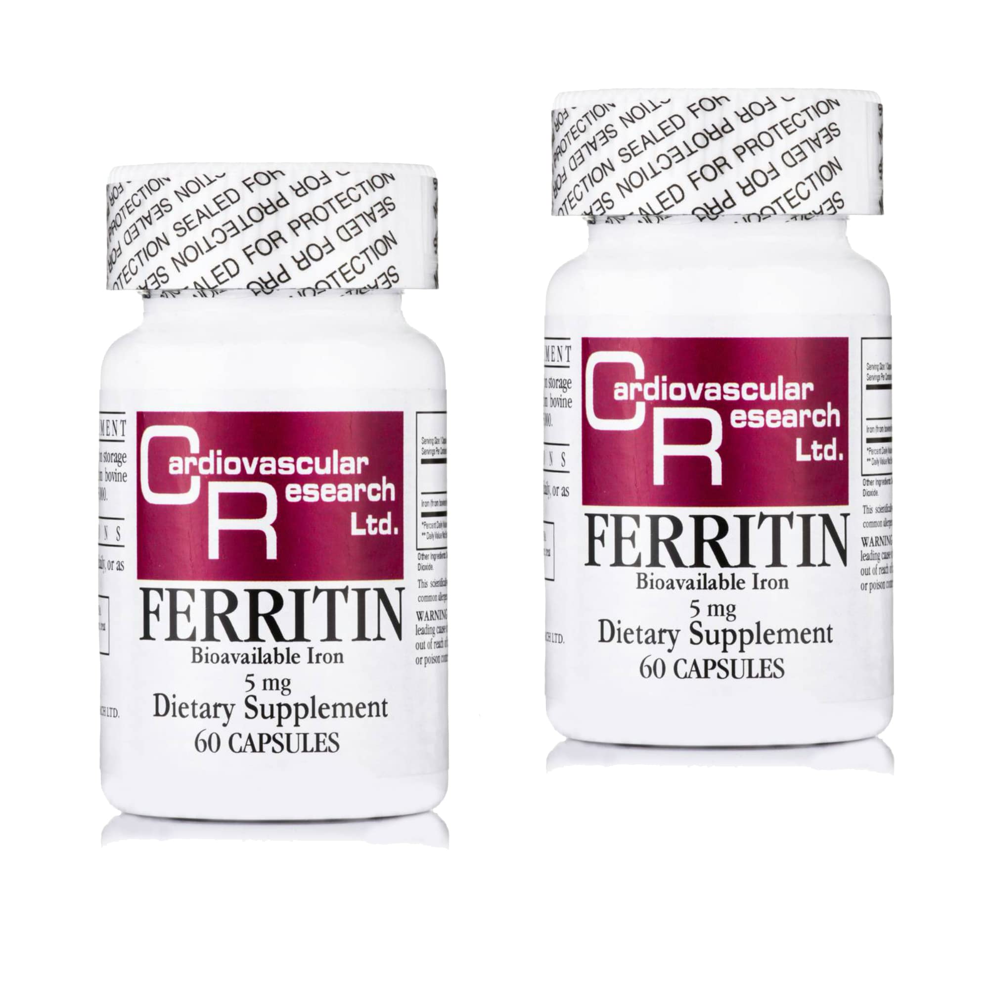 Ferritin iron supplement for energy