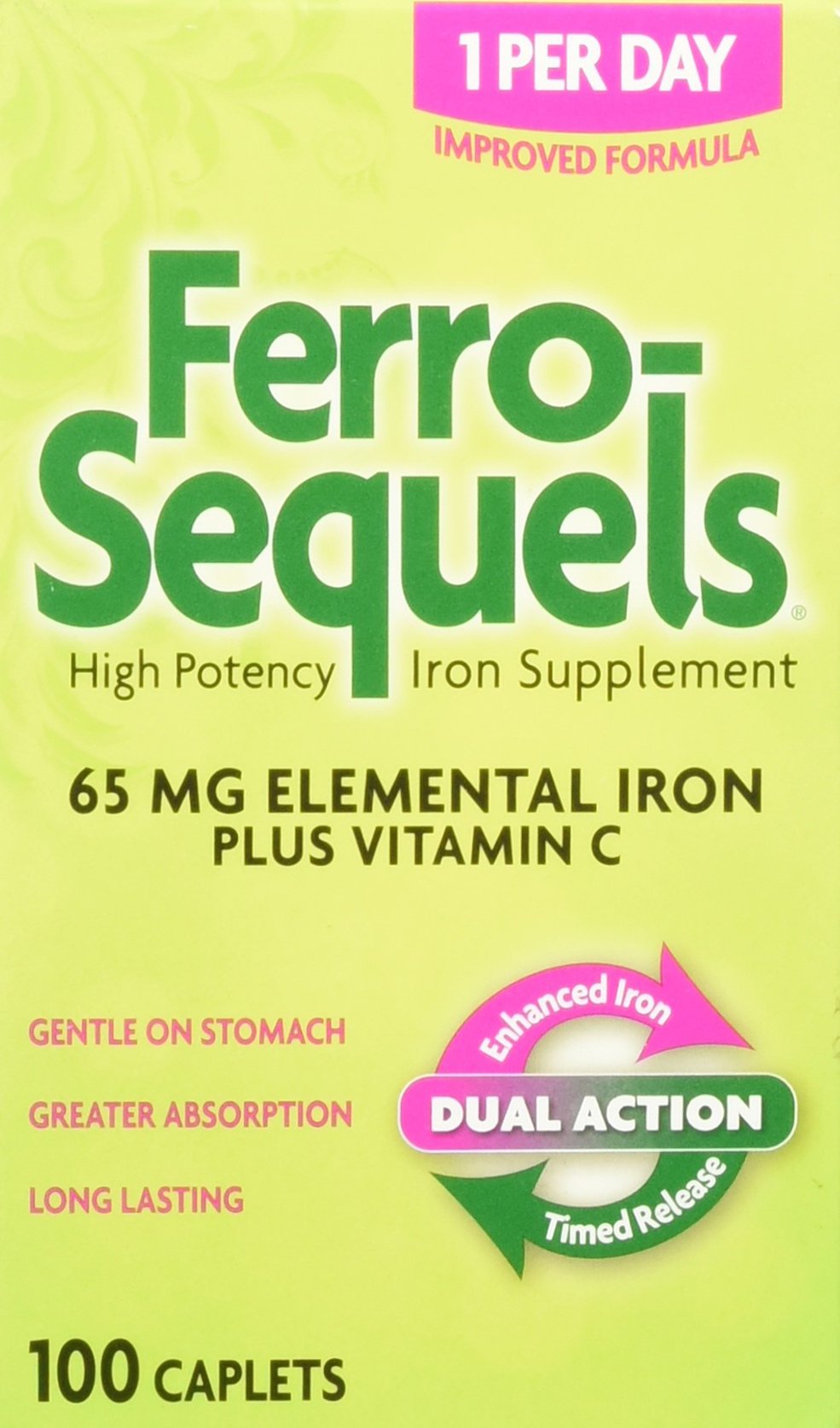 Ferro Sequels iron supplement for health