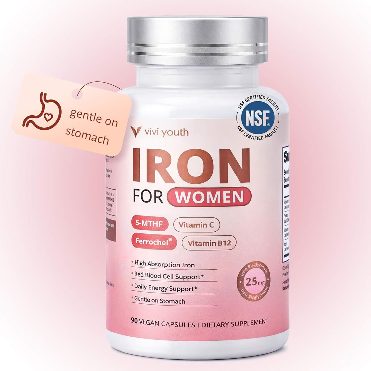 Ferrochel iron bisglycinate capsules