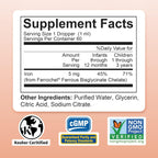 Ferrochel iron bisglycinate for women