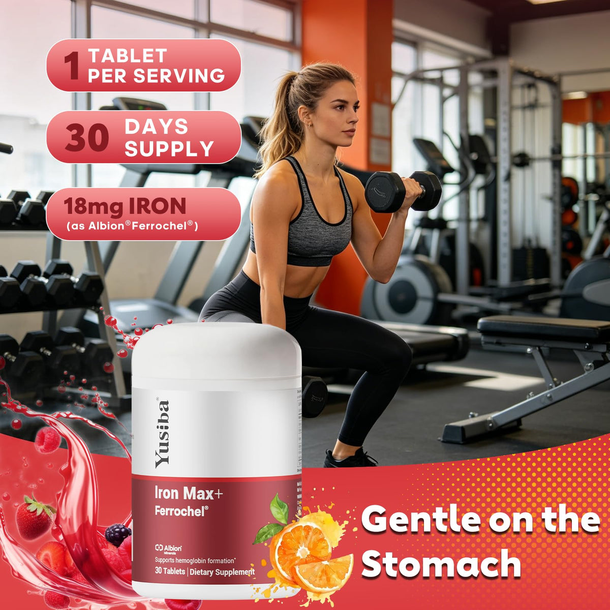 Ferrochel iron for better absorption