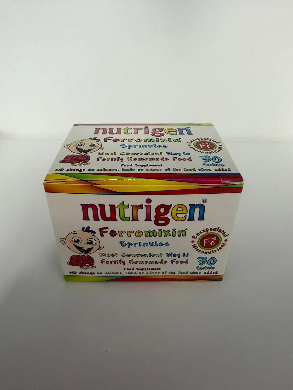 Ferromixin sprinkles for iron deficiency