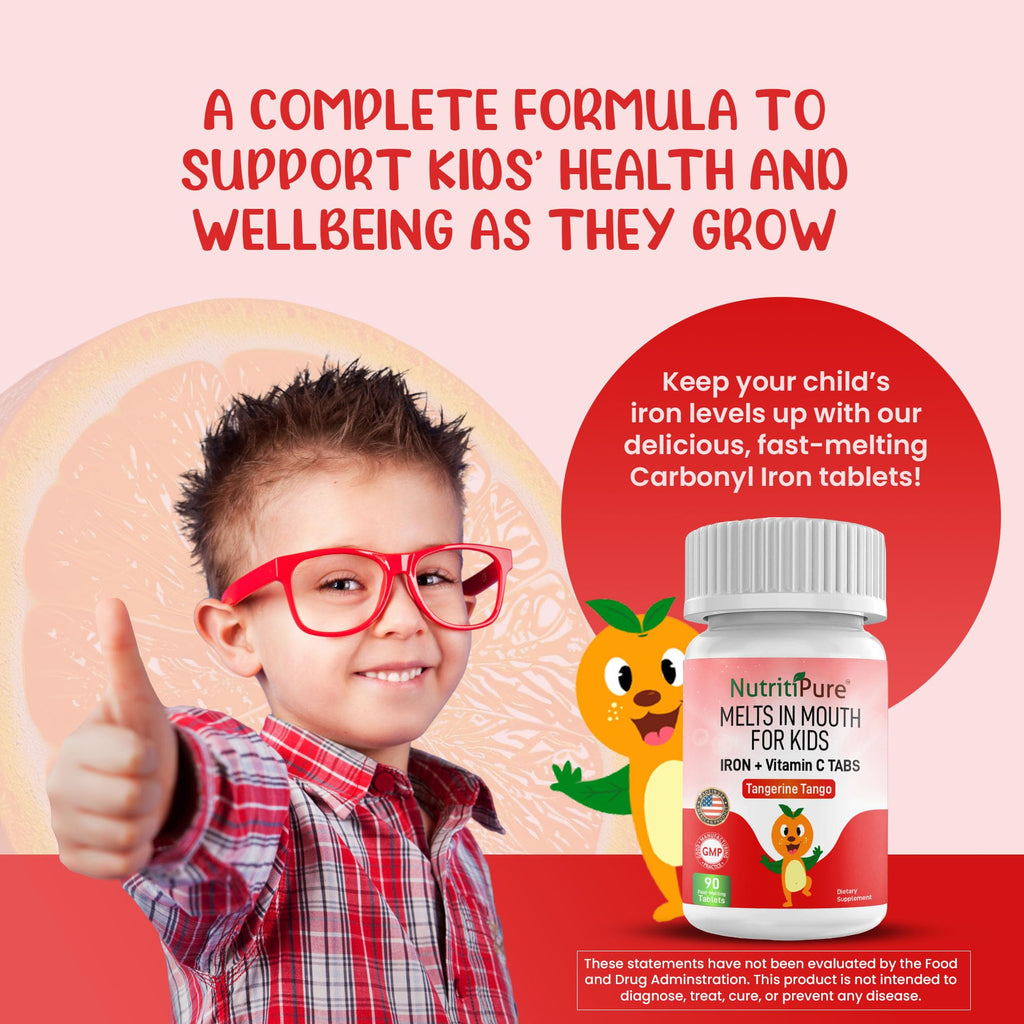 Ferronyl carbonyl iron for kids