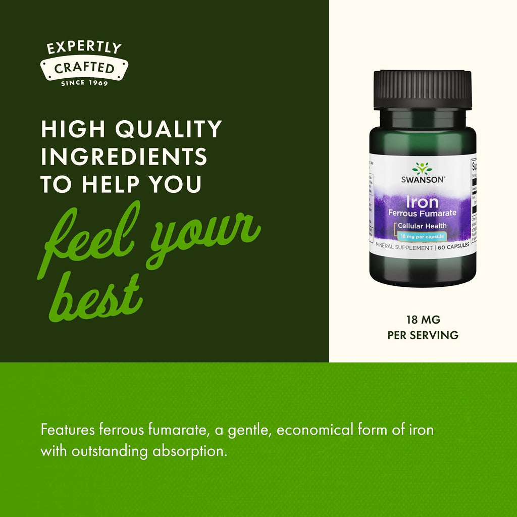 Ferrous fumarate for better absorption