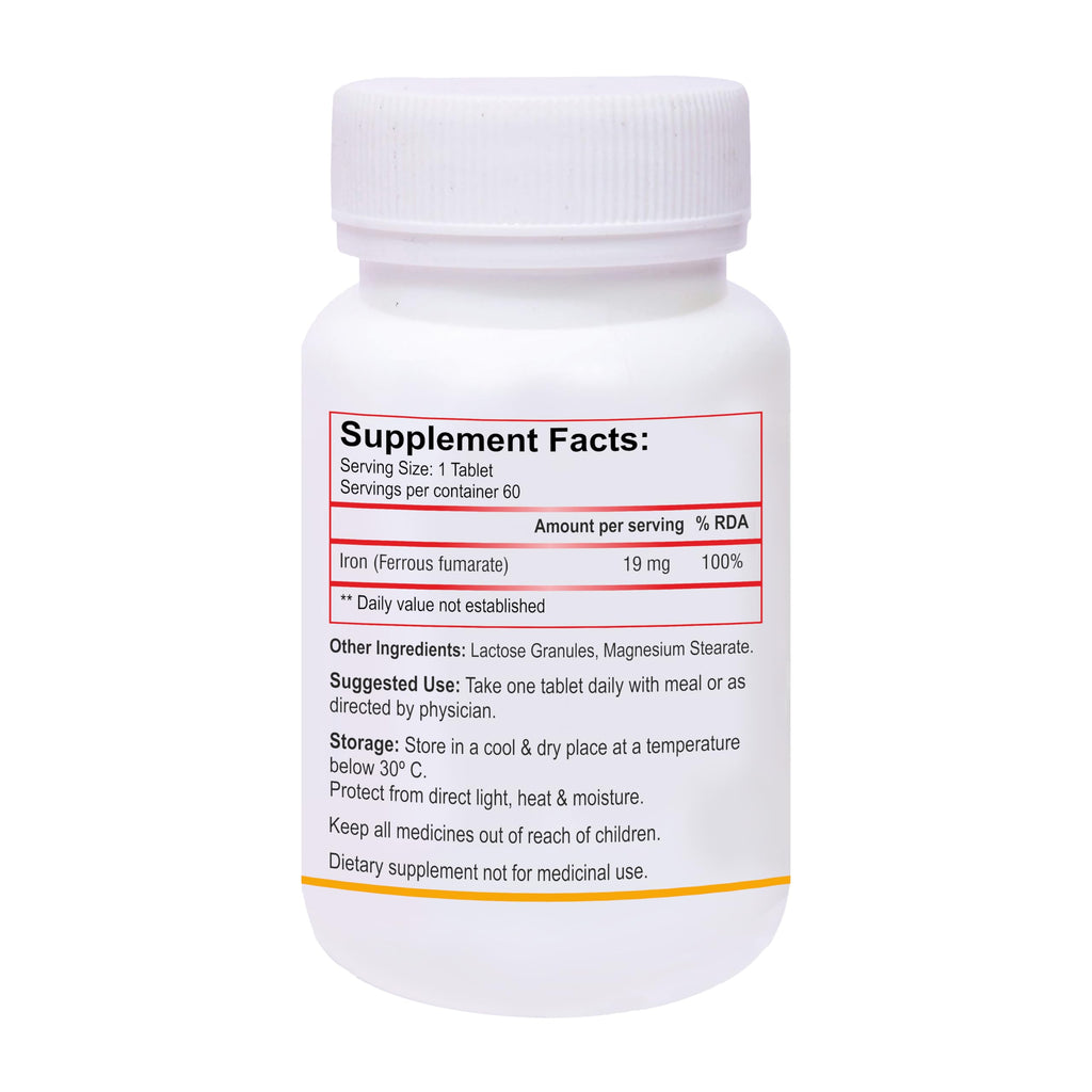 Ferrous fumarate for brain health