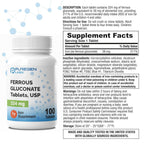 Ferrous gluconate 324 mg tablets