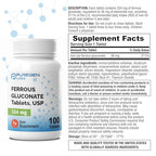Ferrous gluconate for better iron levels